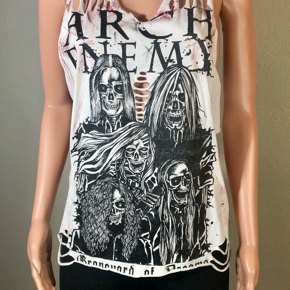 Tops | Arch Enemy Custom Tshirt | Poshmark